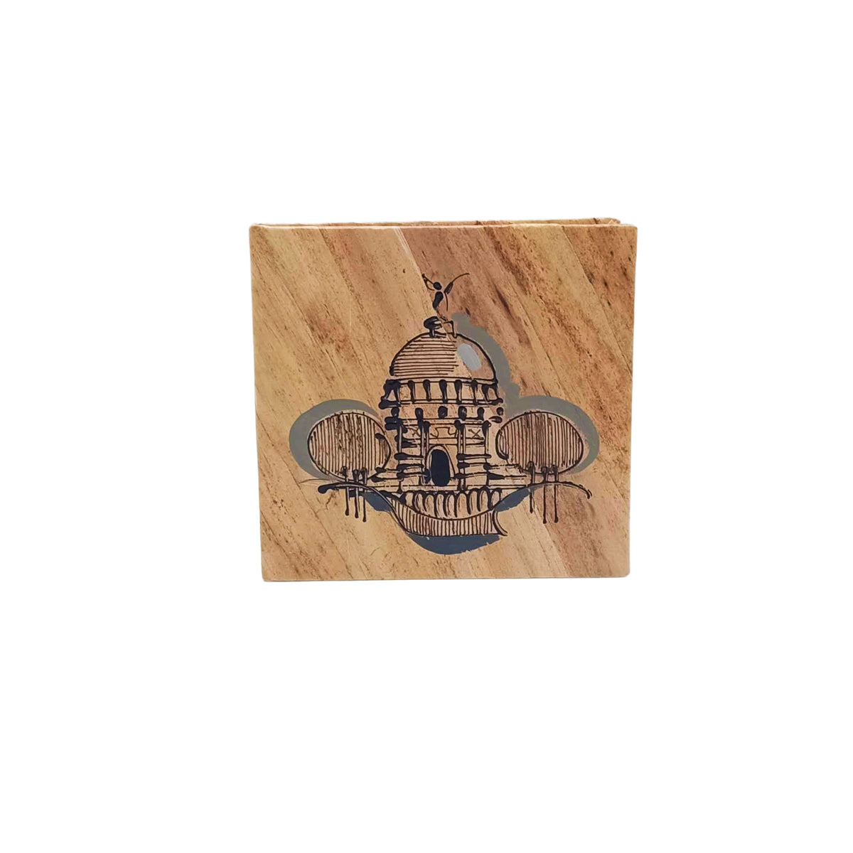 Hand Painted Victoria Memorial Design Note Book – Sasha Fair Trade Shop